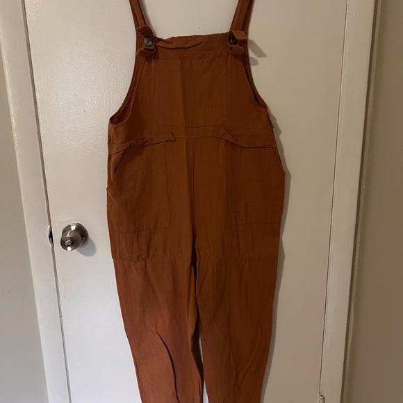 Pants & Jumpsuits | Stylish Rust Overalls | Poshmark